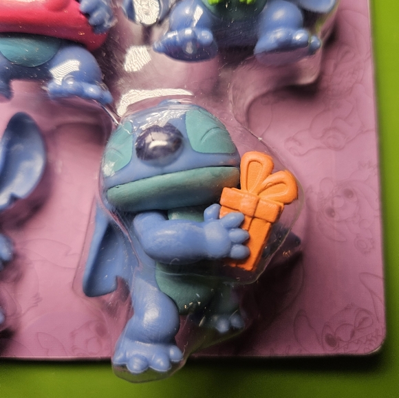 Disney | Other | New Disney Stitch Mini Figures 5 Pack Green Frog Micro ...
